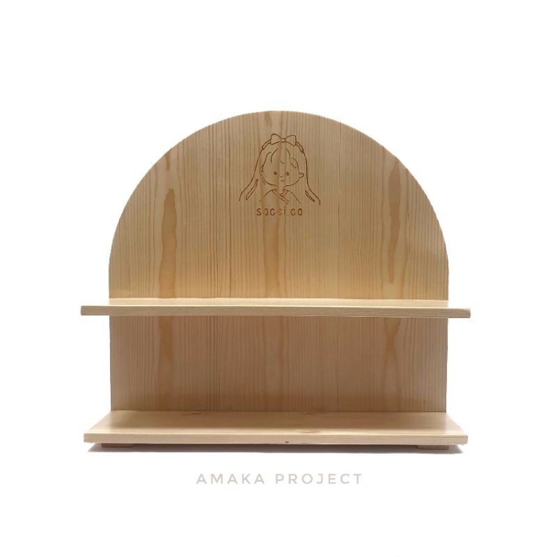 Jual AMAKA - Rak display kayu - Rak kayu multifungsi - model bagian ...