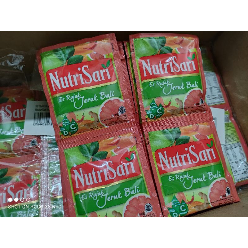Jual Nutrisari es rujak jeruk bali - 1 renceng 10 sachet | Shopee Indonesia