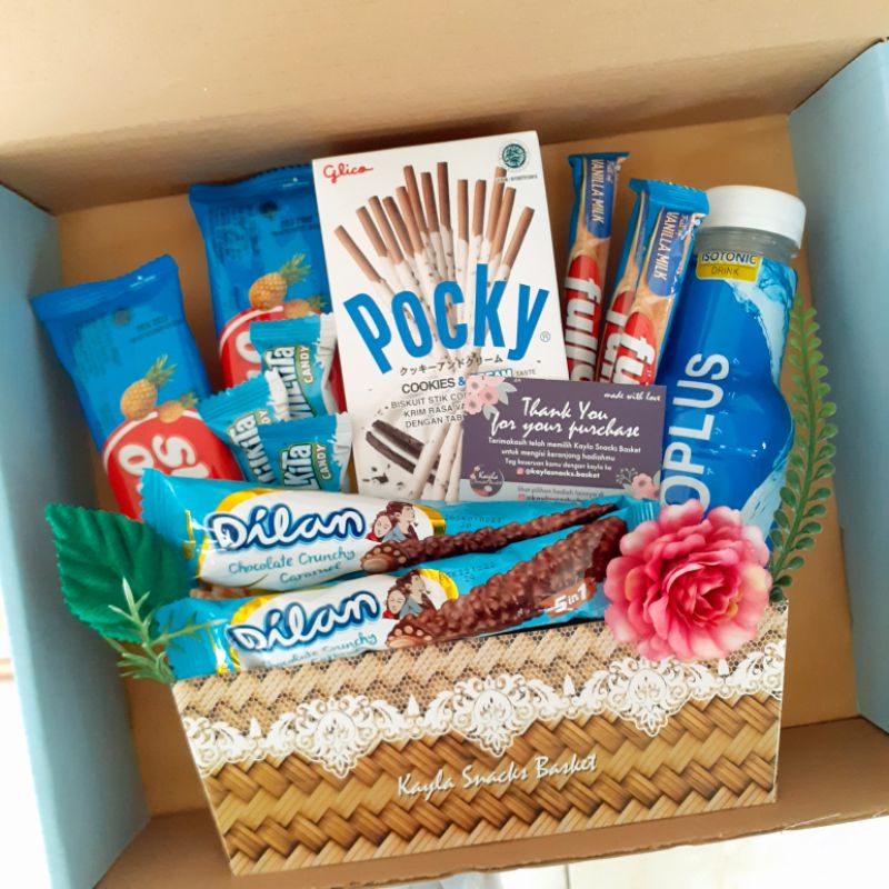 Jual HAMPERS SNACK/ KAYLA SNACKS/ HAMPERS CANTIK (isoplus) | Shopee ...