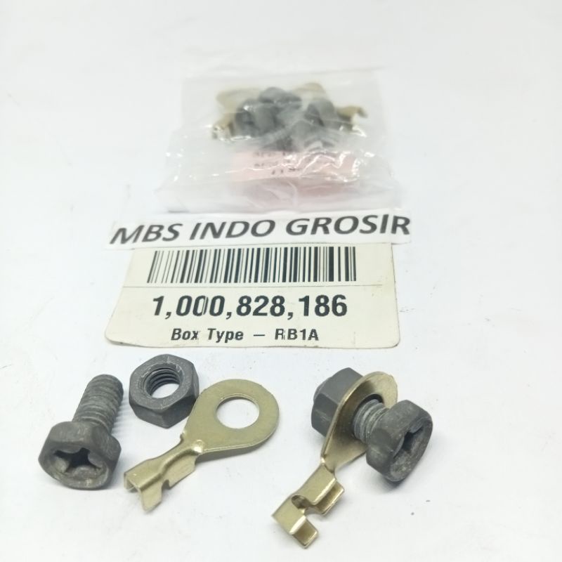 Jual SET BOLT ACCU M6 BAUT AKI M6 BAUT KUNCI 10 ORI BAUT DAN SKUN AKI 1SET | Shopee Indonesia