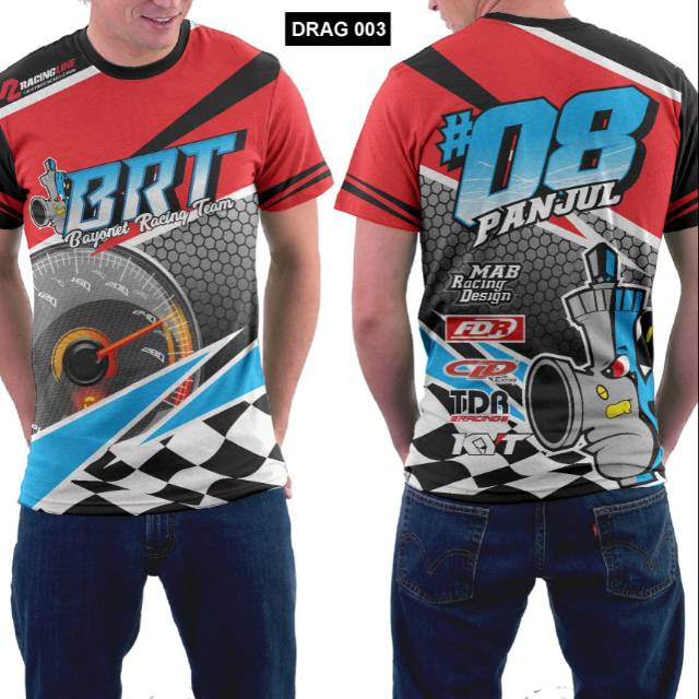 Jual Jersey DRAG RACING Custom | Shopee Indonesia