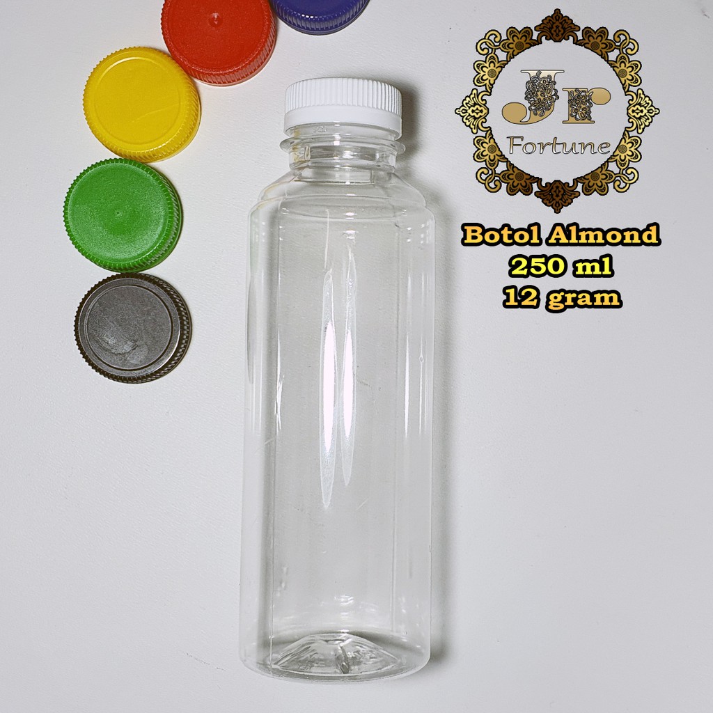 Jual BOTOL ALMOND 250 ML MINIMAL 100 PCS | Shopee Indonesia