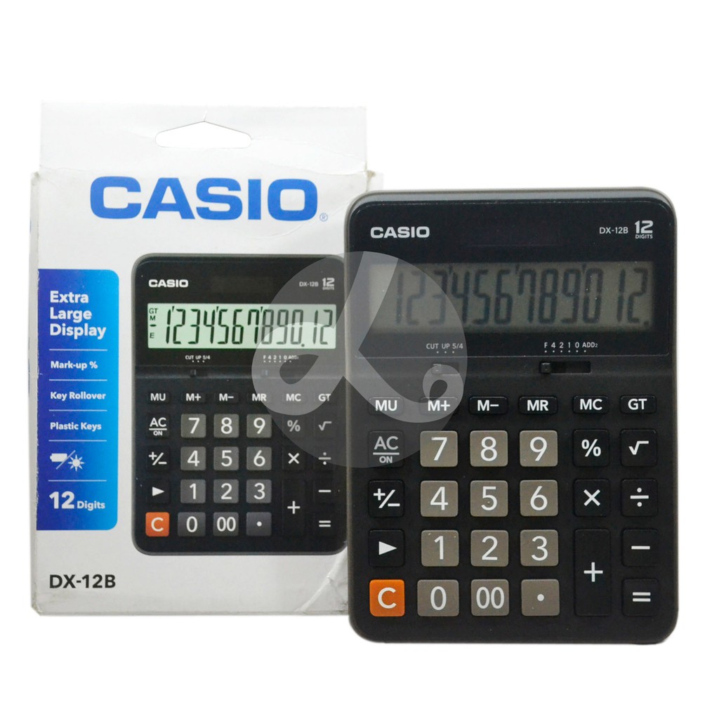 Jual Kalkulator Calculator Casio DX-12B 12 B Original 12 digit Ori ...