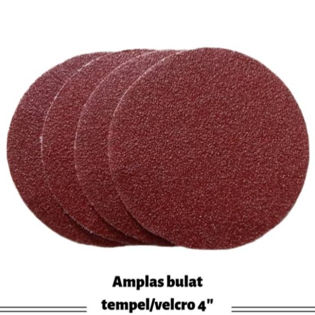 Amplas Bulat Velcro 4" Grid 80 / 100 / 120 / 240 per pcs | Shopee Indonesia