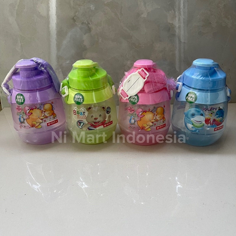 Jual BOTOL AIR GYM BOTTLE 504 600 ML ( NH-61 ) LION STAR | BOTOL MINUM ANAK BERGAMBAR BESAR TALI ...