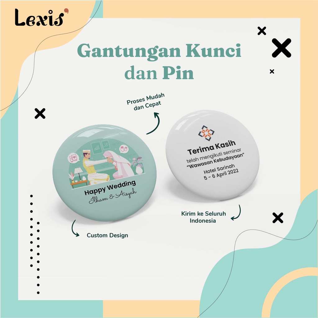 Jual PIN CUSTOM / GANCI PIN / GANTUNGAN KUNCI CUSTOM SOUVENIR ...