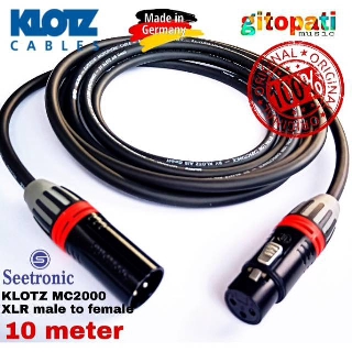 Jual KLOTZ MC2000 microphone cable vs XLR seetronic 10 meter | Shopee Indonesia