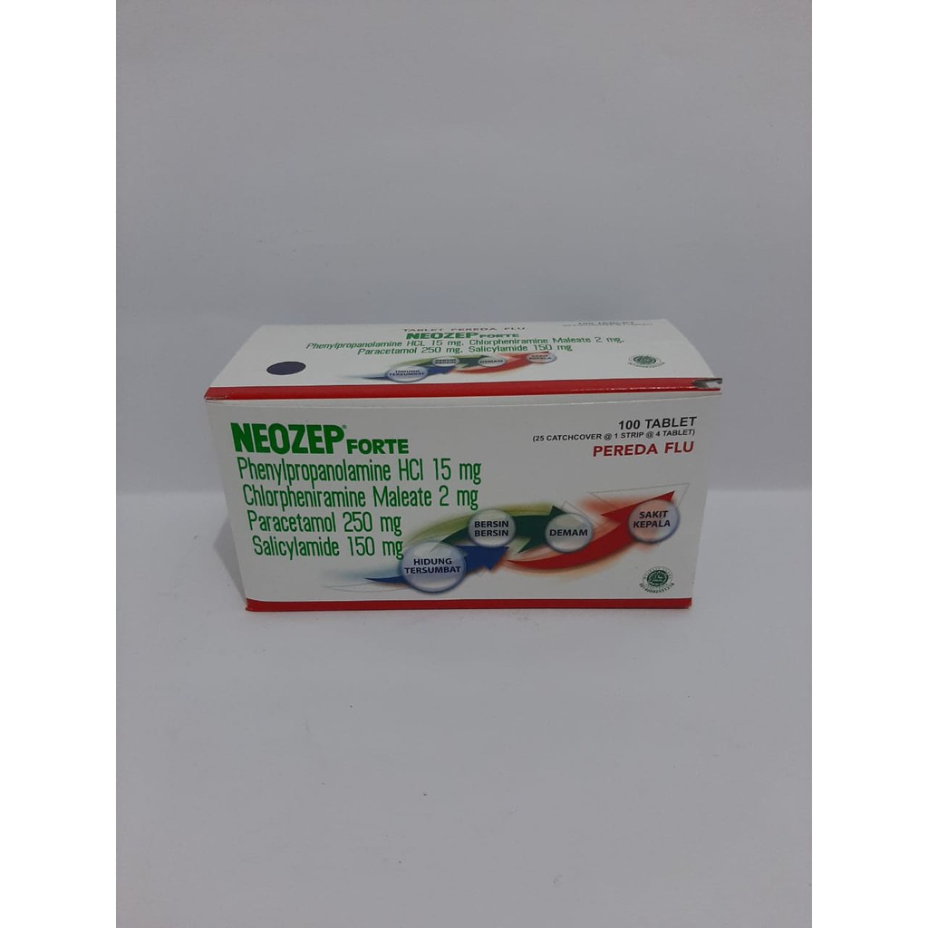 Jual Neozep Forte (1 Box = 25 Strip = 100 pcs) | Shopee Indonesia