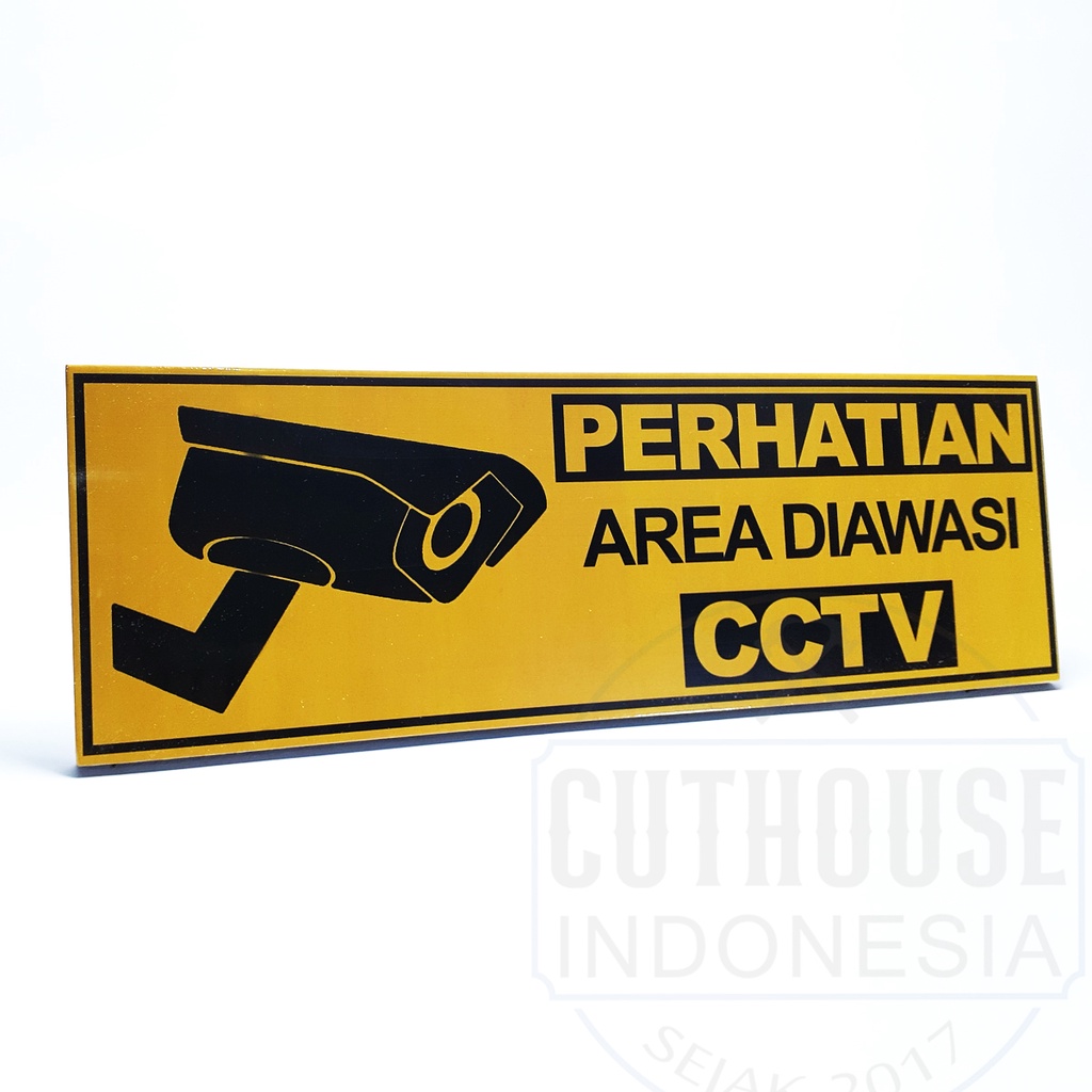 Jual HSW010 AWAS CCTV - home wall decor hiasan pajangan dinding pictbox ...