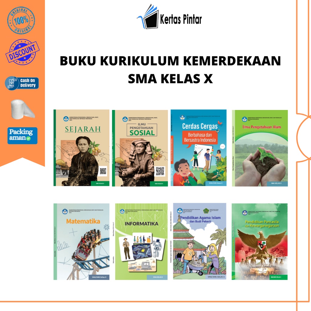 Jual Buku Paket Kelas 10 Kurikulum Merdeka SMA kelas 10 | Shopee Indonesia