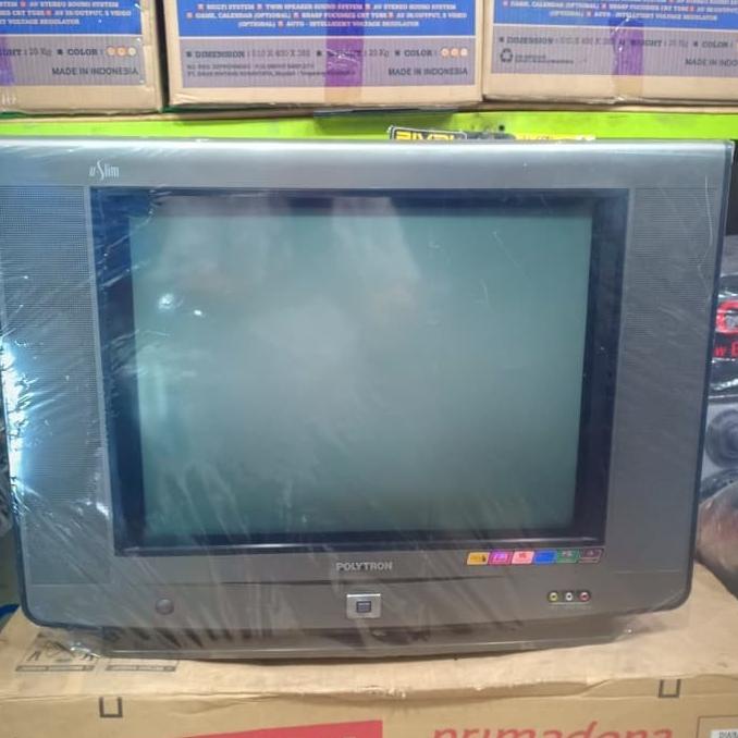 Jual TV POLYTRON TABUNG 21in stereo Indonesia|Shopee Indonesia