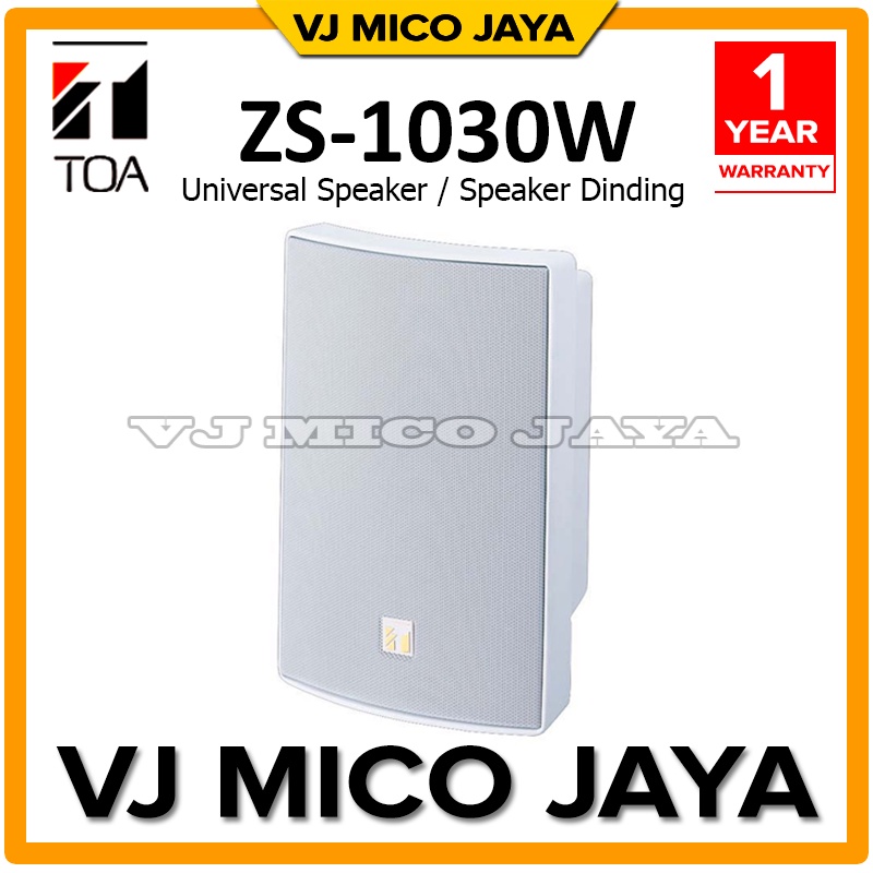Jual TOA ZS-1030W Universal Speaker / Wall Speaker - 30 Watt | Shopee Indonesia