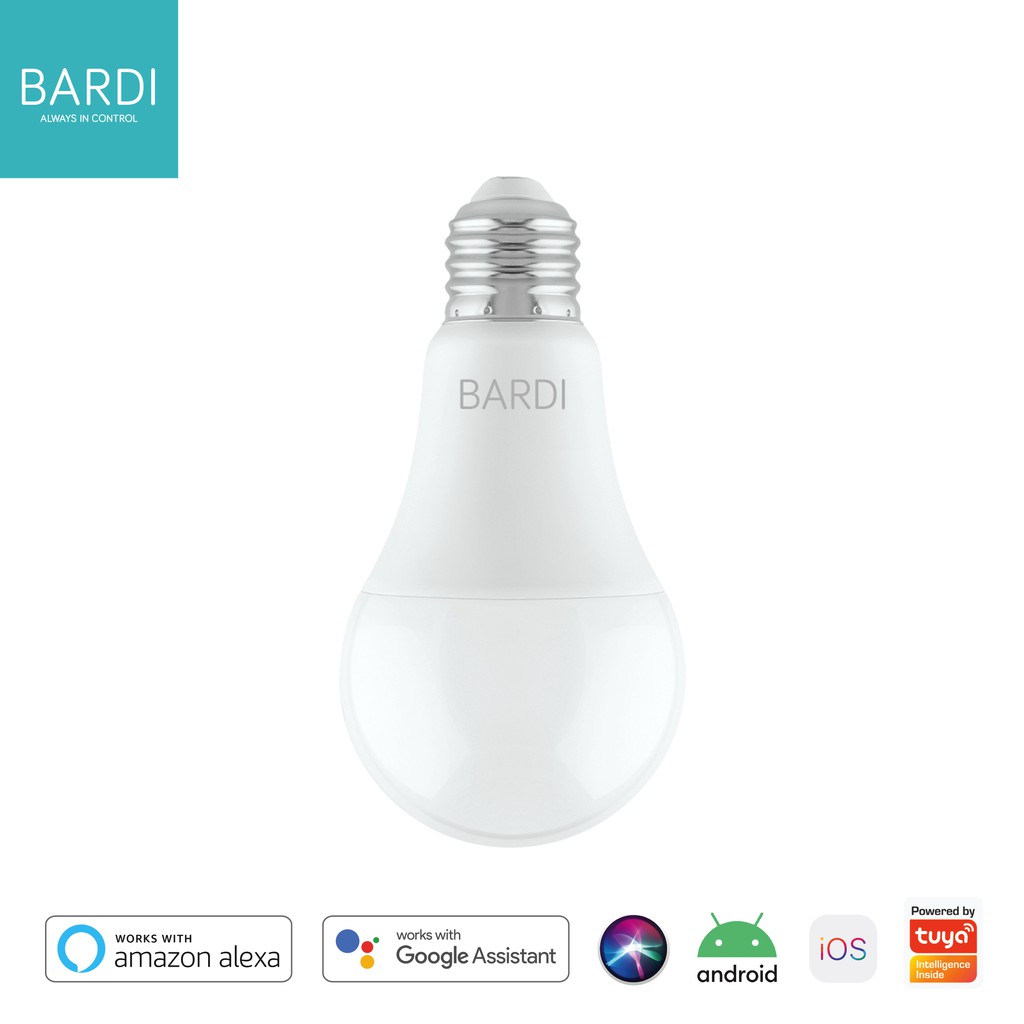 Jual BARDI 7W RGB+W Smart Lampu Light Wifi Wireless IoT Home Automation ...