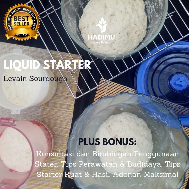 Jual Ragi Alami / wild yeast /starter sourdough / Sehat untuk ...