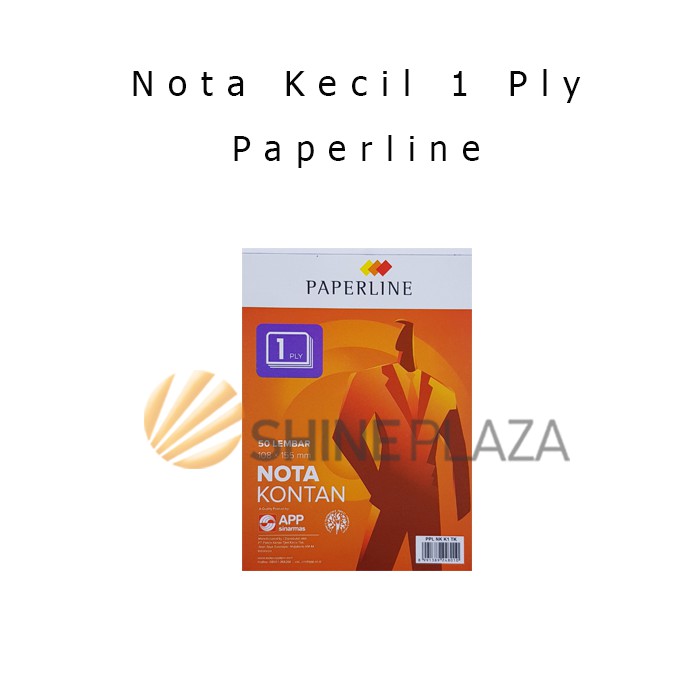 Jual Buku Nota Kontan Paperline 1 Ply Kecil - Nota Paperline Kecil 1 ...