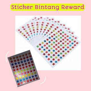 Jual Stiker reward Anak / sticker bintang / PAUD TK edukasi mainan ...