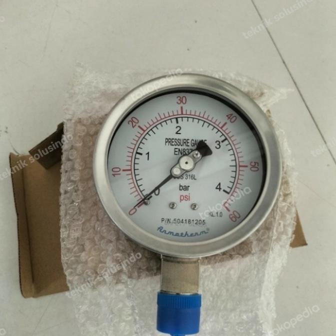 Jual manometer pressure gauge armatherm 25 kgf/cm 350 psi teknikin78 ...