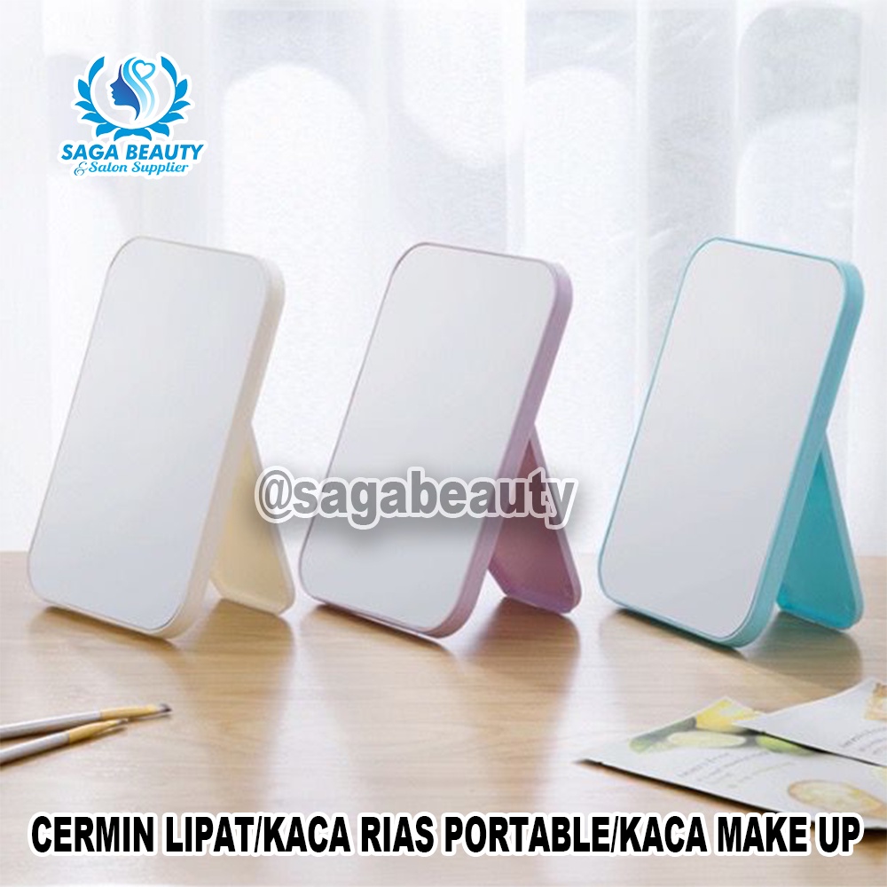Jual CERMIN LIPAT/KACA RIAS PORTABLE/KACA MAKE UP | Shopee Indonesia
