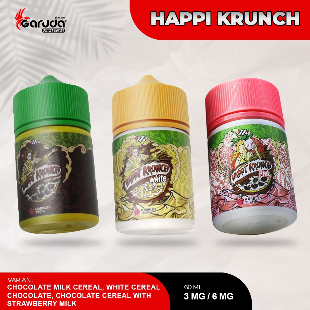 Jual Happi Krunch Liquid by Wise Juice 60ml Bercukai | Shopee Indonesia