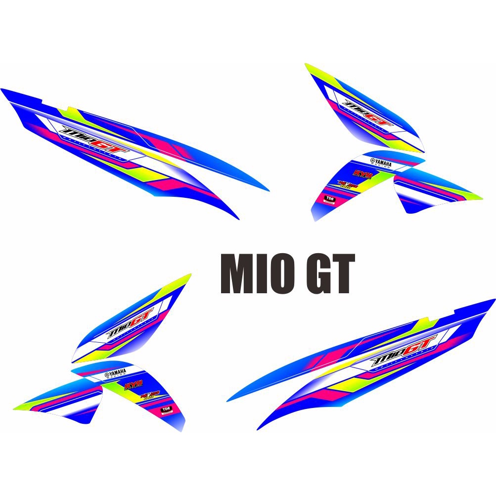 Jual POLET DECAL VARIASI / MIO GT STRIPING STIKER MOTIF VARIASI MIO GT / STIKER MOTIP STRIPING ...