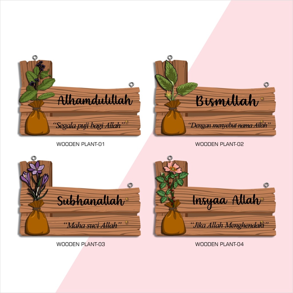 Jual Prima Shabby Craft Hiasan Dinding Rumah Pajangan Dekorasi Wall Decor Wooden Plant Ukir ...