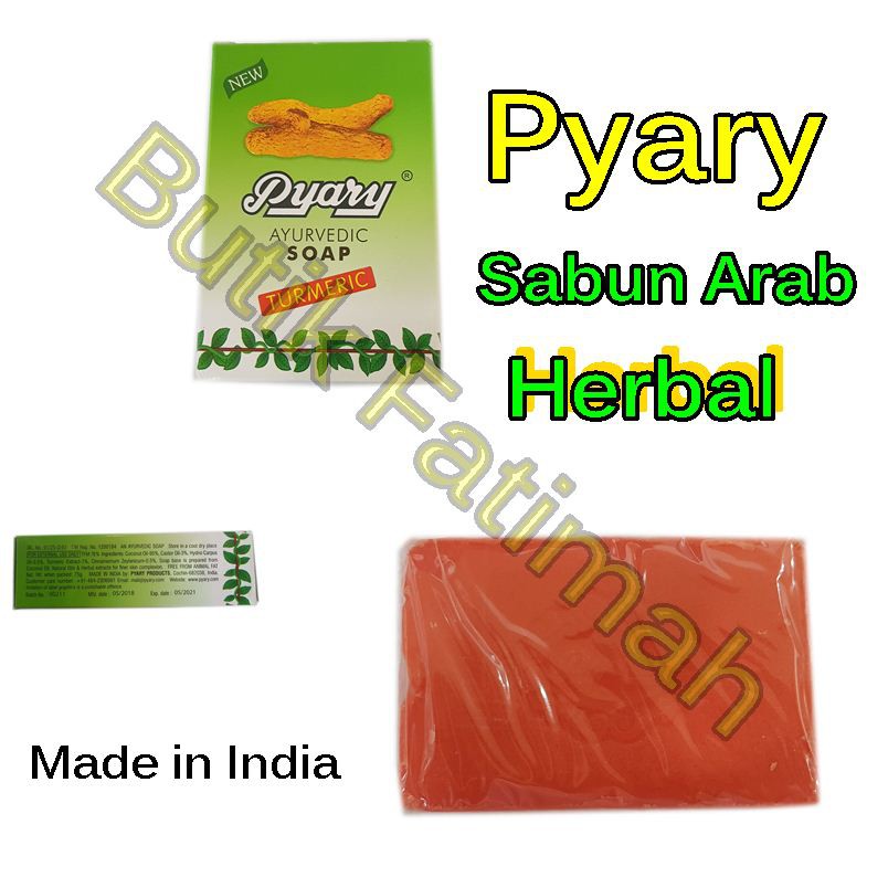 SABUN ARAB INDIA PYARY SABUN KUNYIT KUNIR ORIGINAL ORI PYARY AYURVEDIc ...