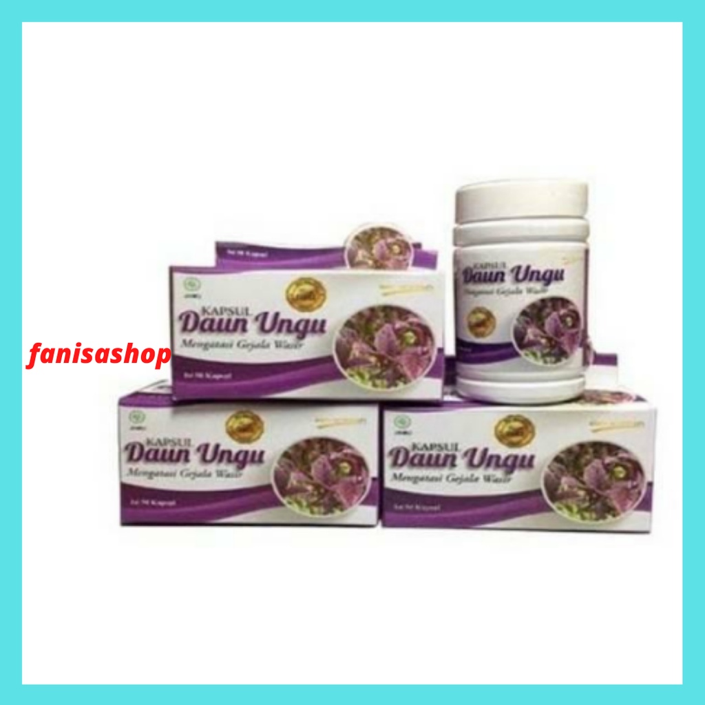 Jual Obat Wasir / Kapsul Daun Ungu ( 50 Capsule ) | Shopee Indonesia