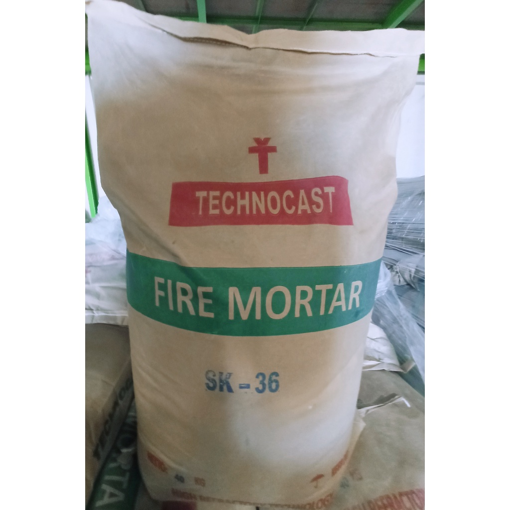 Jual 40 Kg Semen Mortar SK-36 Tahan Api (Khusus untuk pasang Fire Brick) | Shopee Indonesia