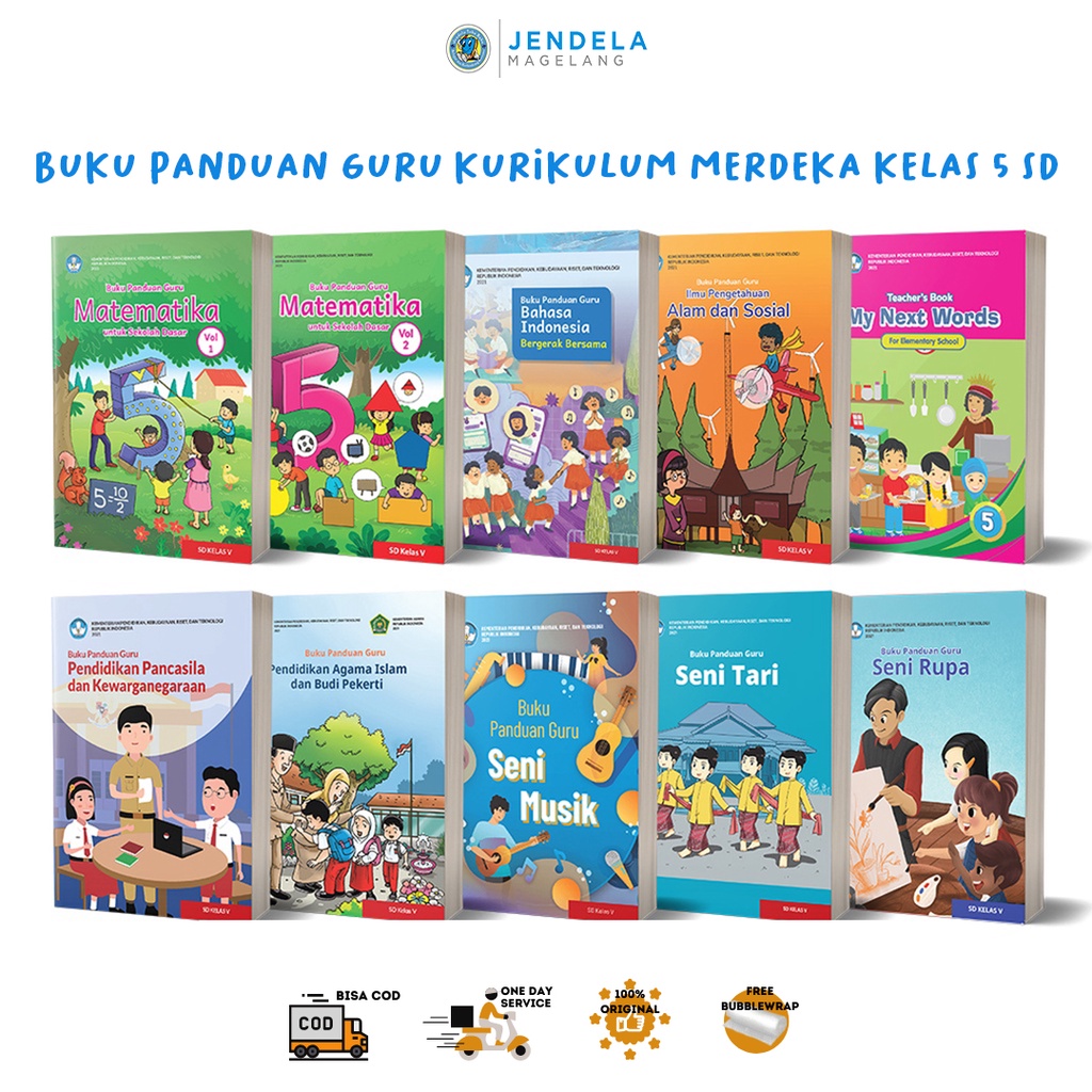 Jual Buku Panduan Guru Kelas 5 SD Kurikulum Merdeka Buku Guru Indonesia|Shopee Indonesia