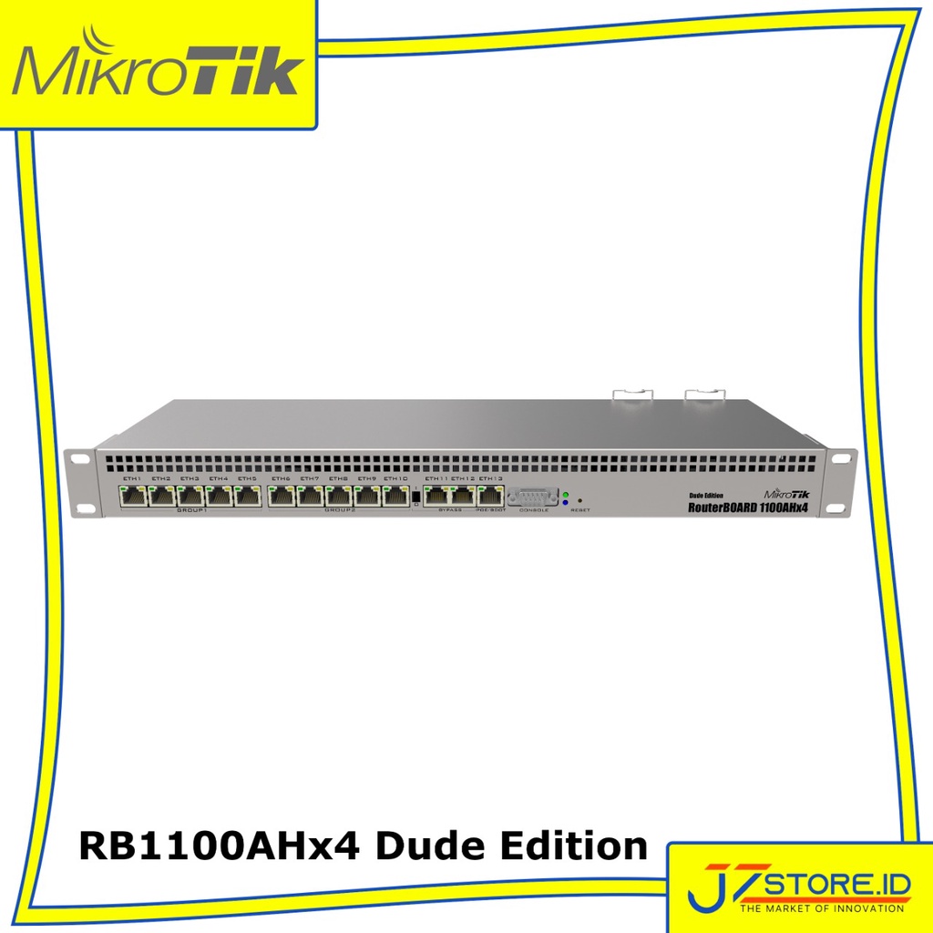 Jual Mikrotik Router RB 1100 AH x4 Dude Edition 1U Rackmount | Shopee ...