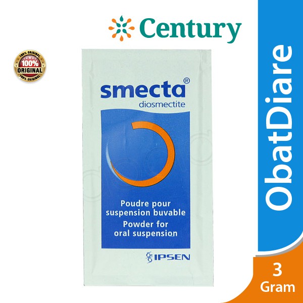 Jual Smecta 3 Gr sachet/Obat Diare/Mencret/Mengatasi diare | Shopee ...