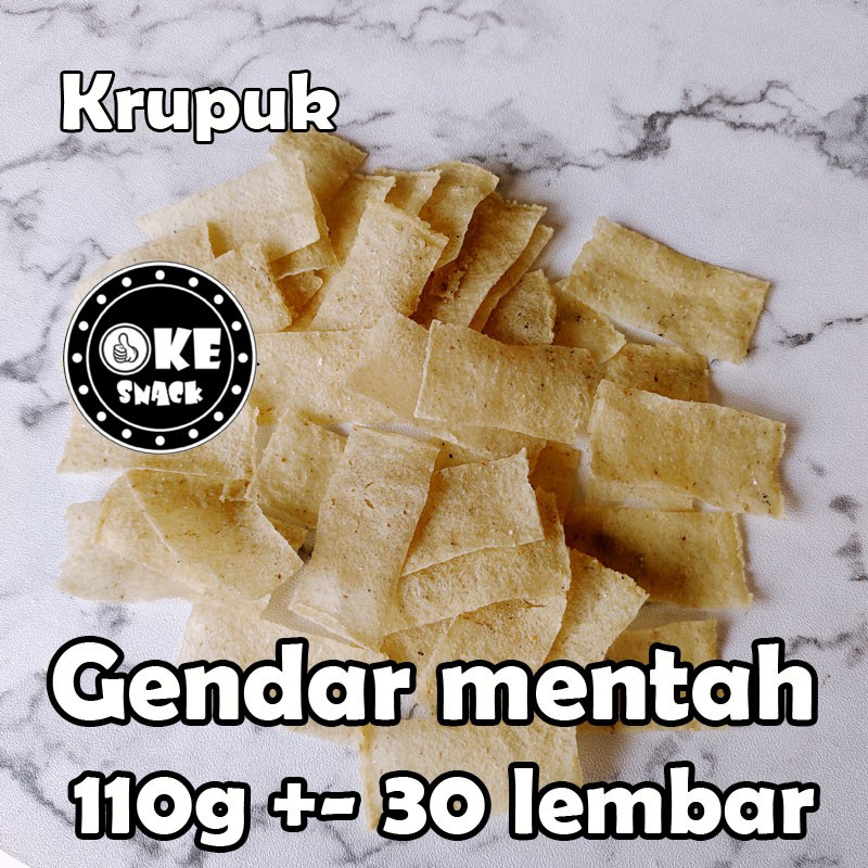 Jual Kerupuk Gendar Karak Solo Mentah 110g | Shopee Indonesia