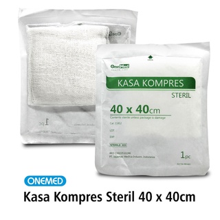 Jual KASA KOMPRES STERIL 40 x 40 CM ONEMED | KASA STERIL DEMAM KOMPRES ...