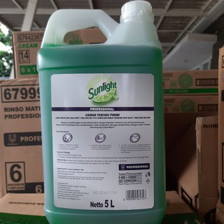 Jual Sunlight lime 4.5lt jerrycan jerigen sabun cuci piring Indonesia ...