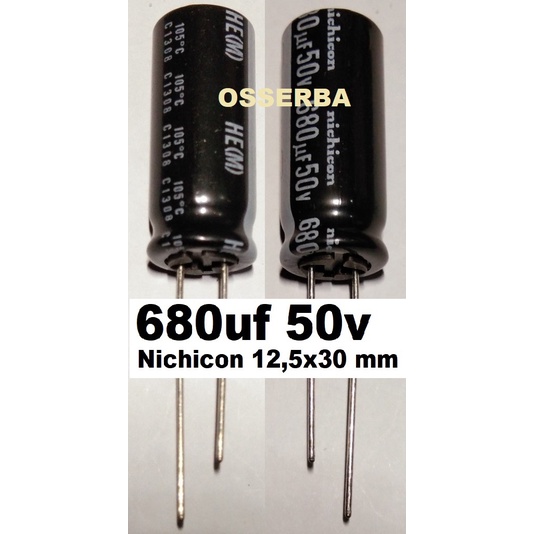Jual Elco 680uf 50v Nichicon HE Series | Shopee Indonesia