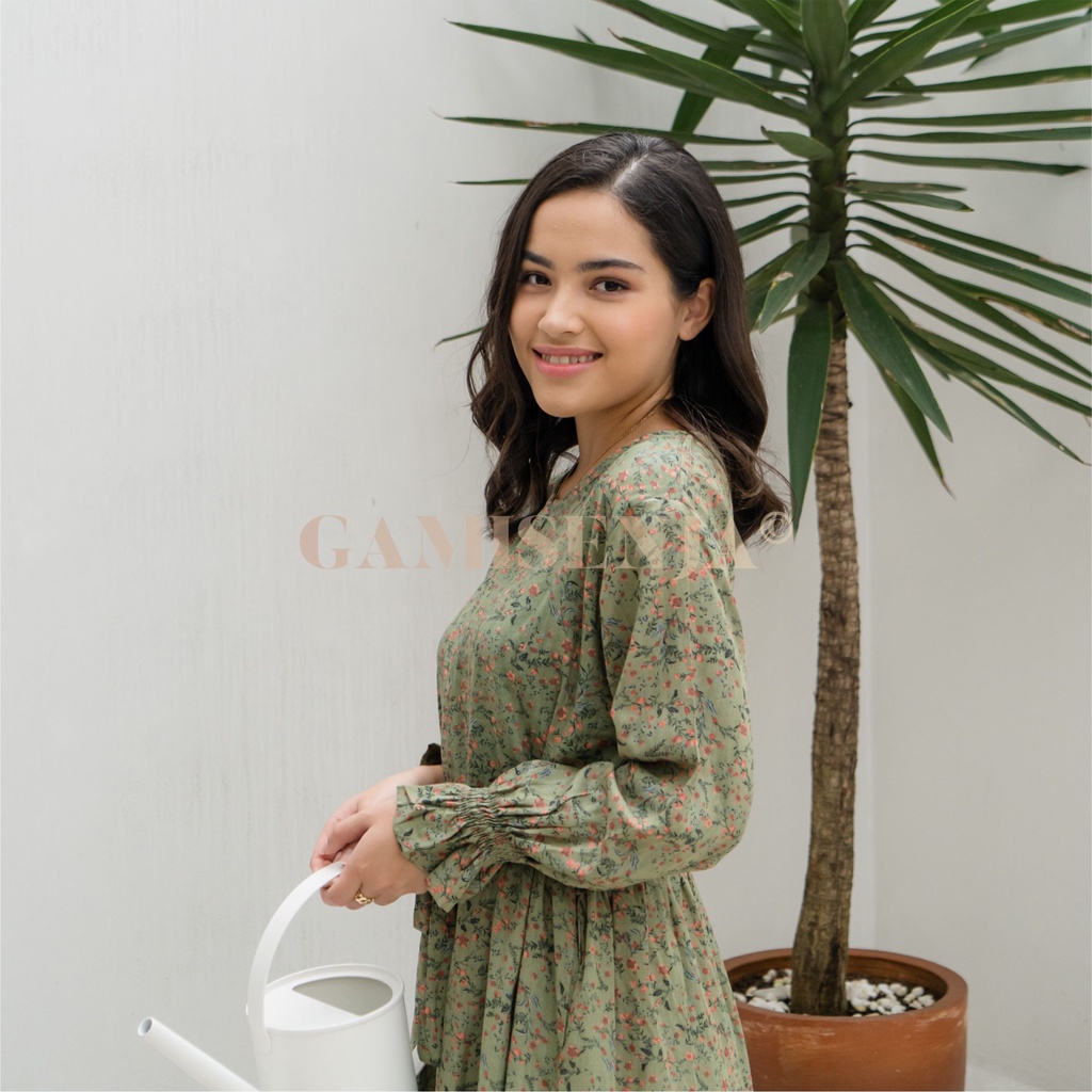 Jual GAMISENJA - Arum Dress ( Nicole Parham Collection ) | Shopee Indonesia