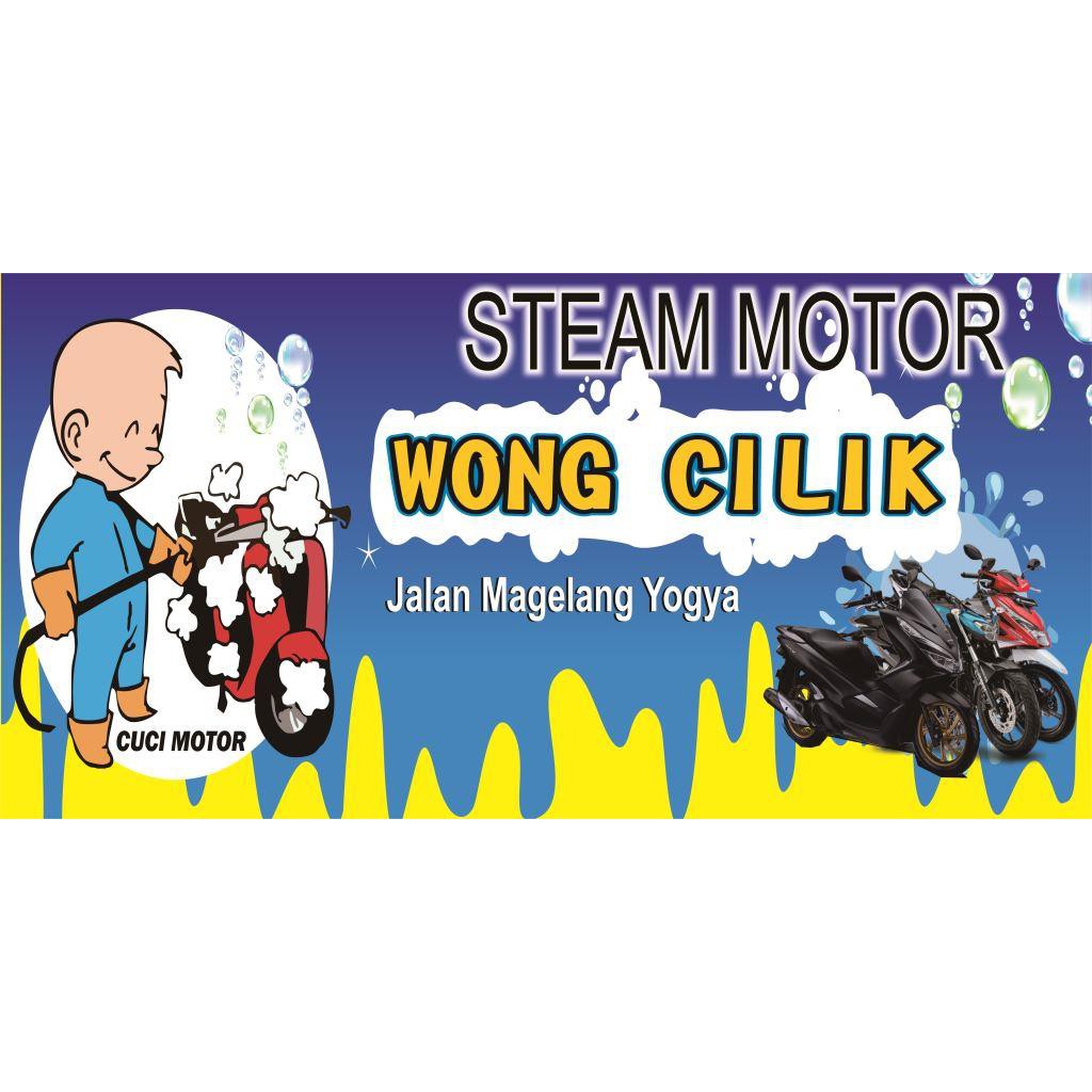 Jual BANNER /SPANDUK Steam Motor atau CUCI Motor | Shopee Indonesia