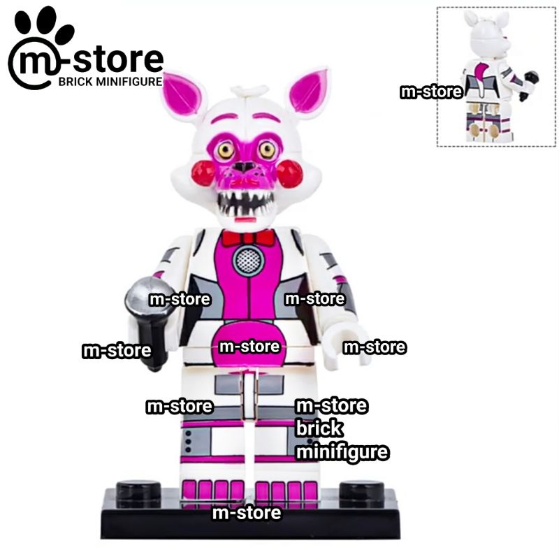 Jual lego five nights at freddy's fnaf funtime foxy minifigure ...