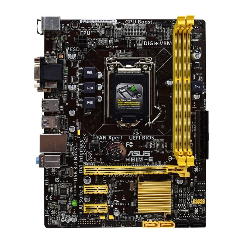 Jual PREORDER ASUS H81M-E Motherboard 1150 Motherboard DDR3 Intel H81 ...