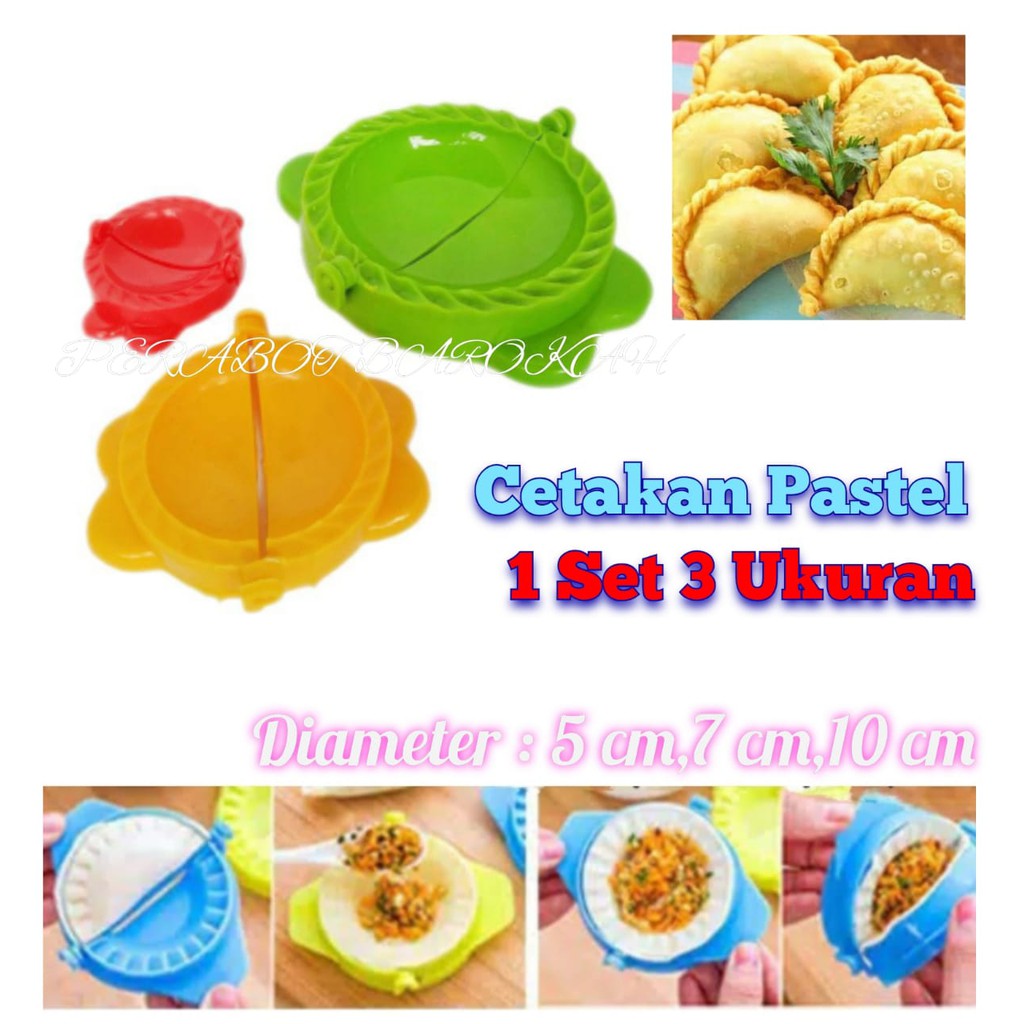 Jual Cetakan Pastel 1 Set 3 Ukuran ( Besar, Sedang, Kecil ) | Shopee ...