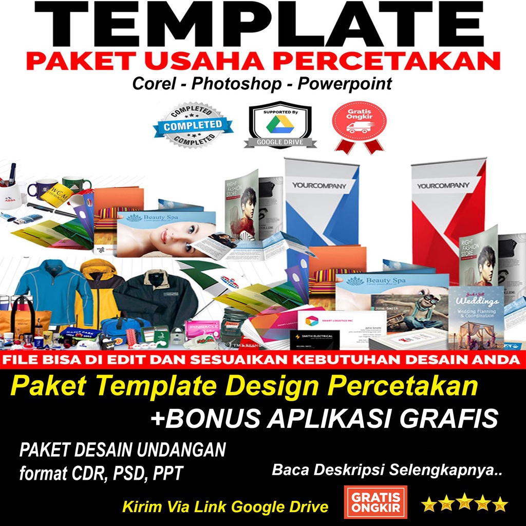 Jual Paket Template Design Percetakan + BONUS APLIKASI GRAFIS | Shopee ... Jual Paket Template Design Percetakan + BONUS APLIKASI GRAFIS | Shopee ...