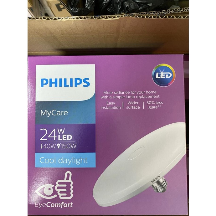 Jual PHIlLIPS UFO LED Bulb 24W MyCare - Lampu LED Ceiling E27 | Shopee ...