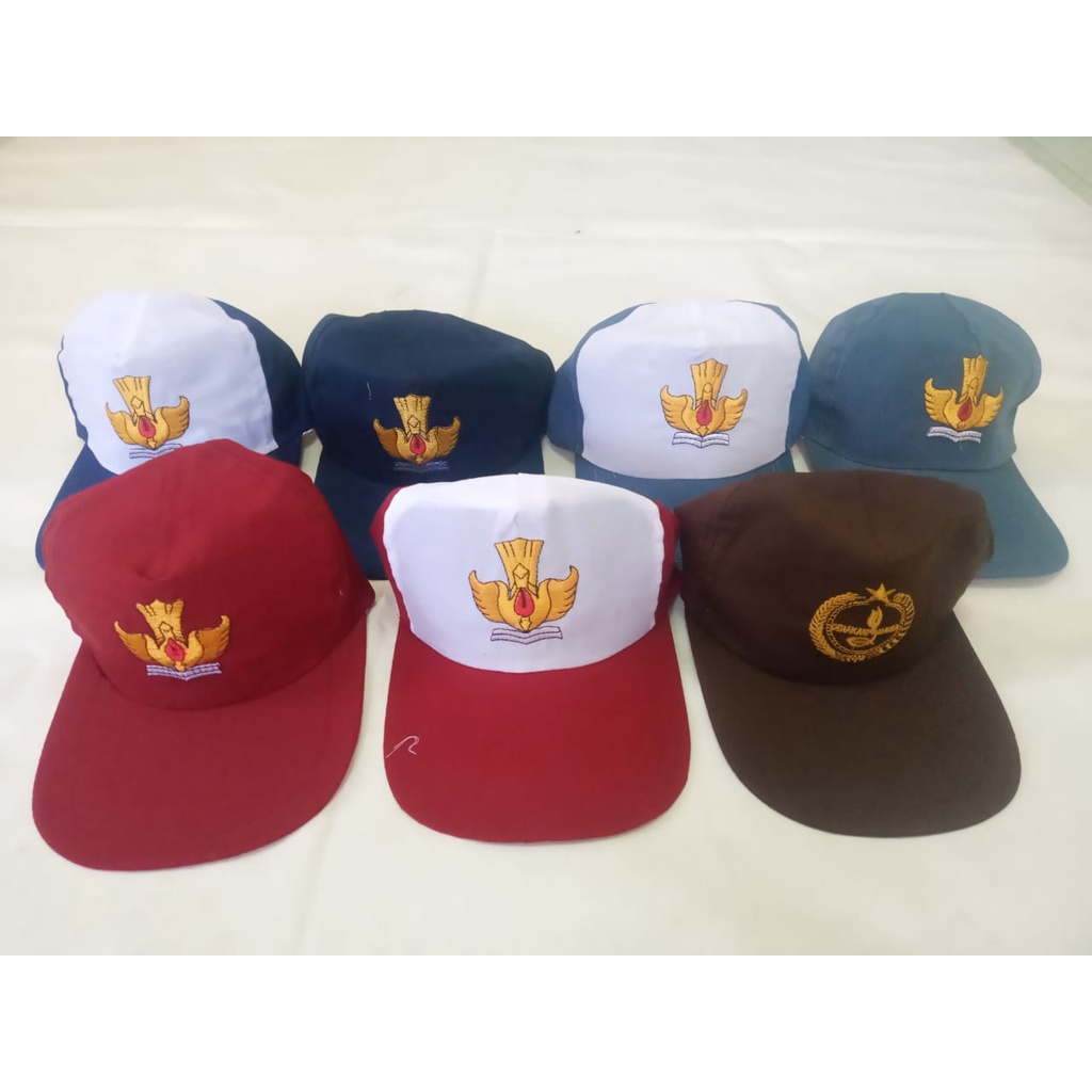 Jual Topi Sekolah Anak Sd Smp Sma Topi Pramuka Boni Bony Siaga Putra ...