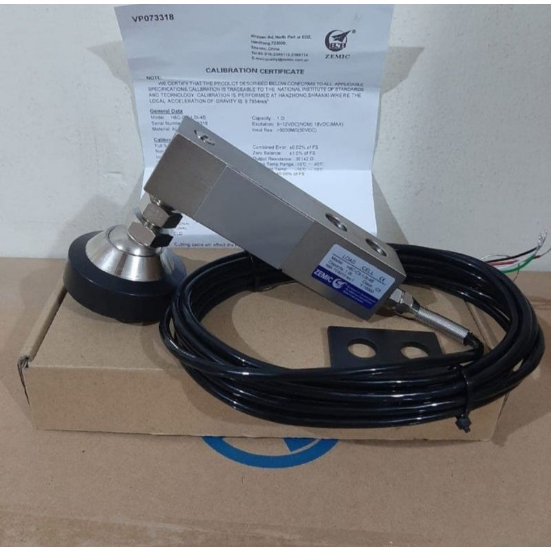 Jual Load Cell ZEMIC H8C-C3-500kg Load Cell SHEAR BEAM 500Kg | Shopee ...