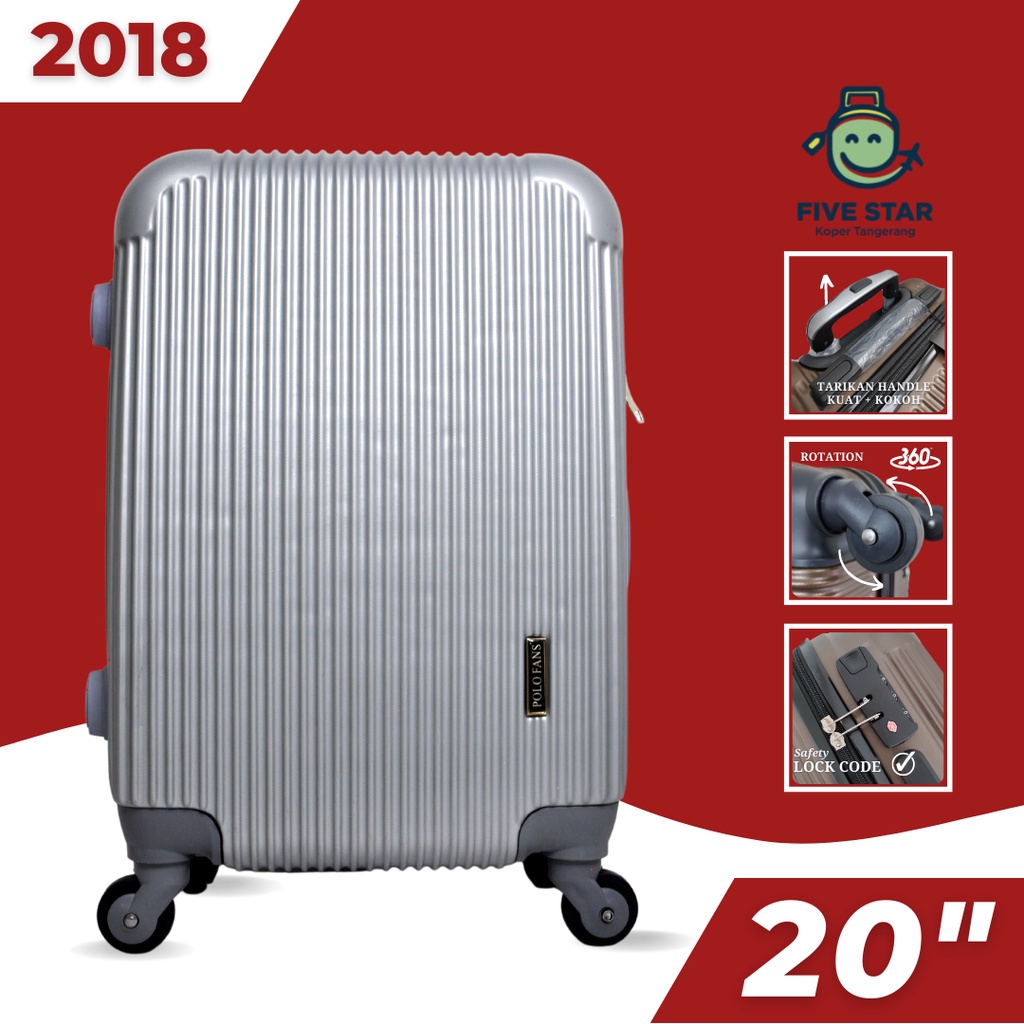 Jual Koper 2018 20 Inch Murah Koper Polo Koper Kabin Hardcase Koper ...