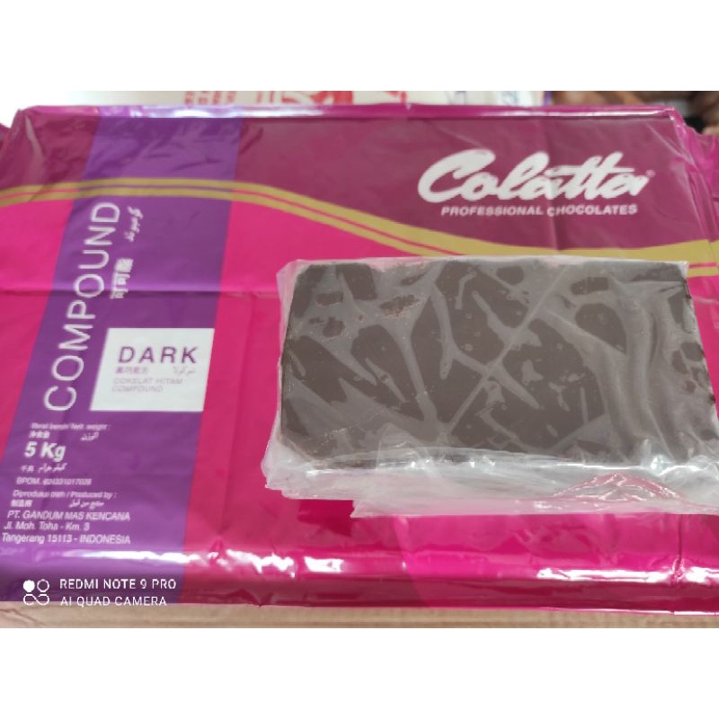 Jual Cokelat Compound Collata 500 Gr & 250 Gr / Collata Compound Dark ...