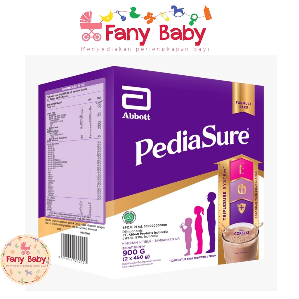 Jual PEDIASURE TRIPLESURE 900GR [ 2X450GR ] | Shopee Indonesia