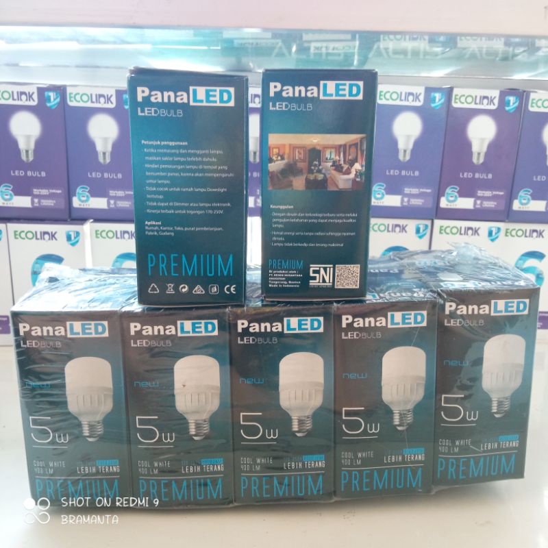 Jual LAMPU LED PANALED 5 WATT | Shopee Indonesia