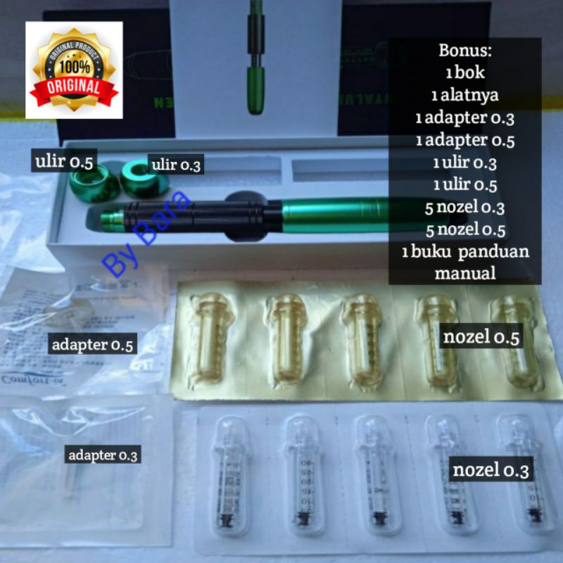 Jual Alat Sunat hyalurnic injection pen hanan 2in1+nozel cap | Shopee ...