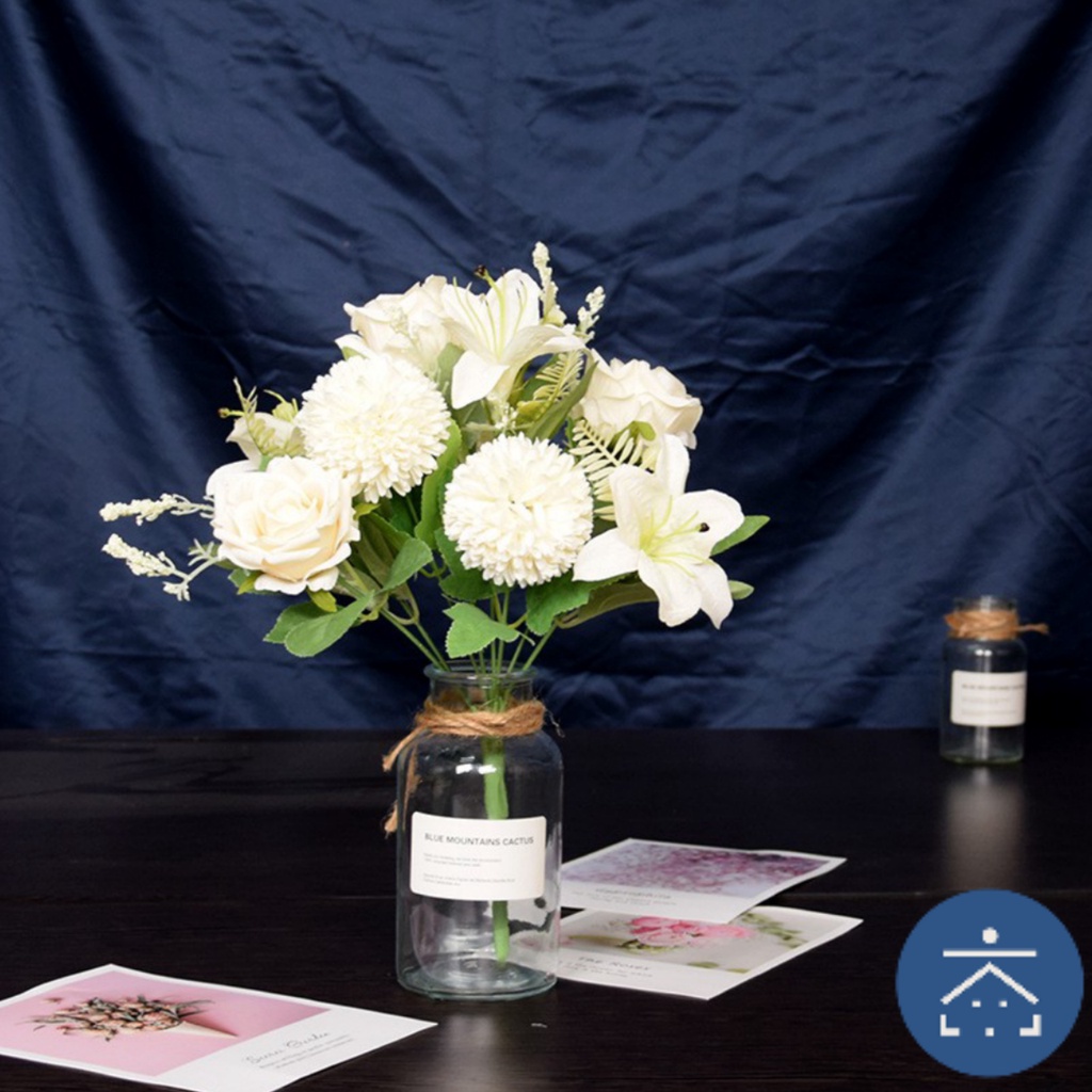 Jual Kunataruma Bunga Hias Plastik Murah Mawar Lily Lili Dandelion ...